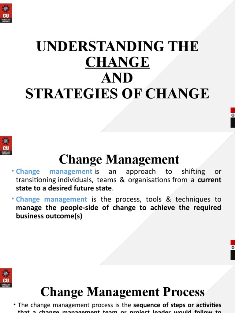 2 - Change Management | PDF | Change Management | Strategic Management