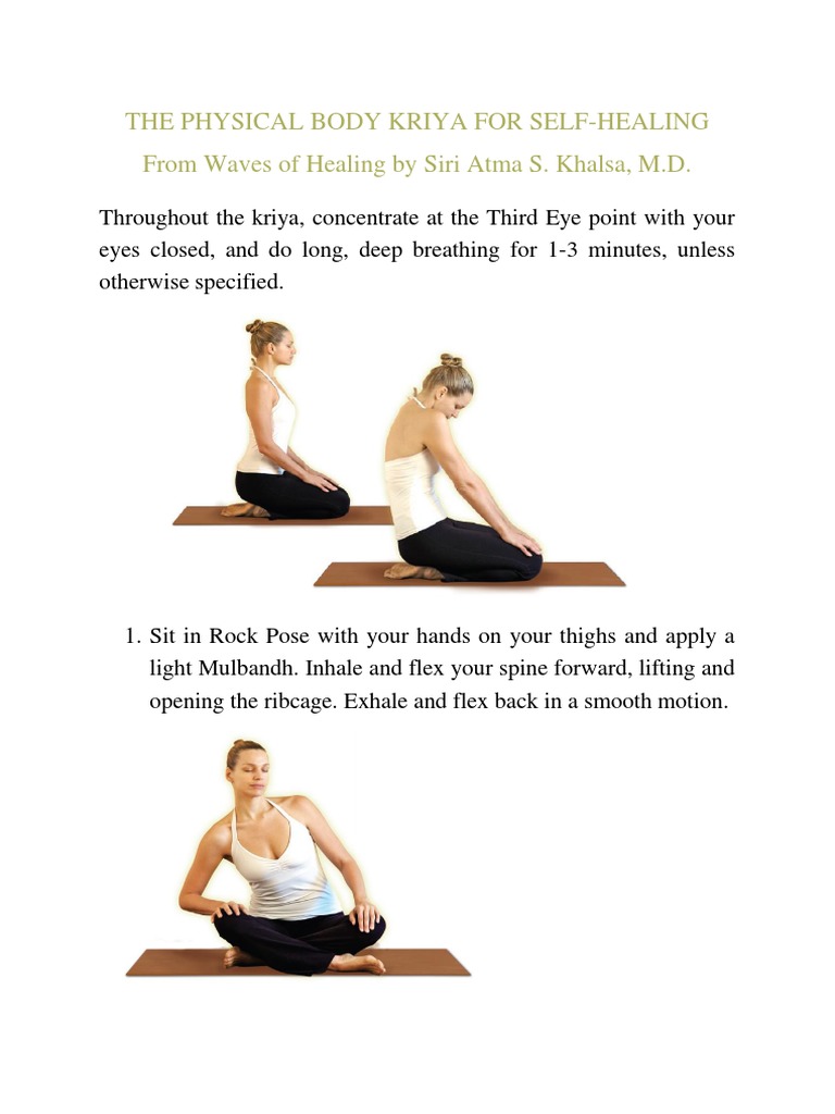 The Physical Body Kriya For Self Healing | PDF | Human Anatomy