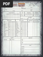 Playcall Sheet Blank Template | PDF | American Football | Sports