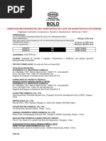 Bula Benevia - FMC | PDF | Nuvem | Ferimento