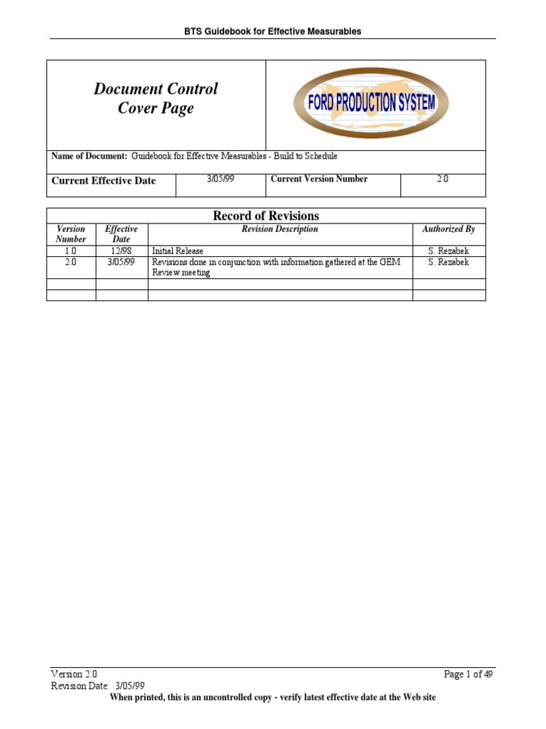 Build To Schedule Guide Book | PDF | Inventory | World Wide Web
