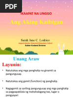 ANG LETRANG Ñ Worksheet | PDF