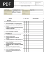 Checklist caja seca | PDF