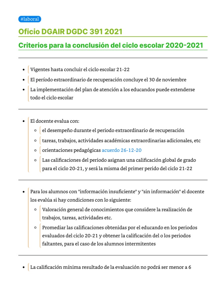 Oficio Dgair Dgdc 391 2021 Pdf