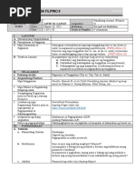 DLP-FILIPINO 9-Q2W4-Talumpati | PDF