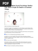 Fact Checking Thoughts Worksheet | PDF