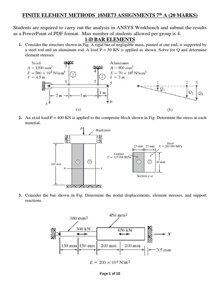 Analysis of Structural Components Using Finite Element Methods ...