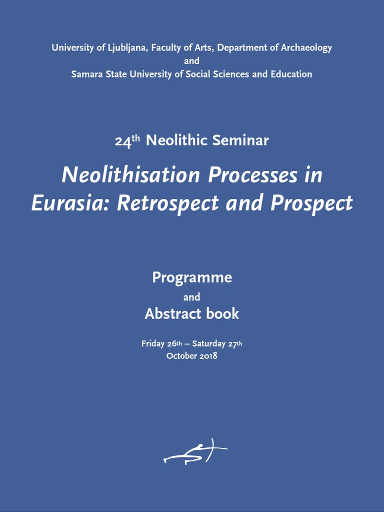 Neolithisation in Eurasia: Seminar Program | PDF | Pottery | Neolithic