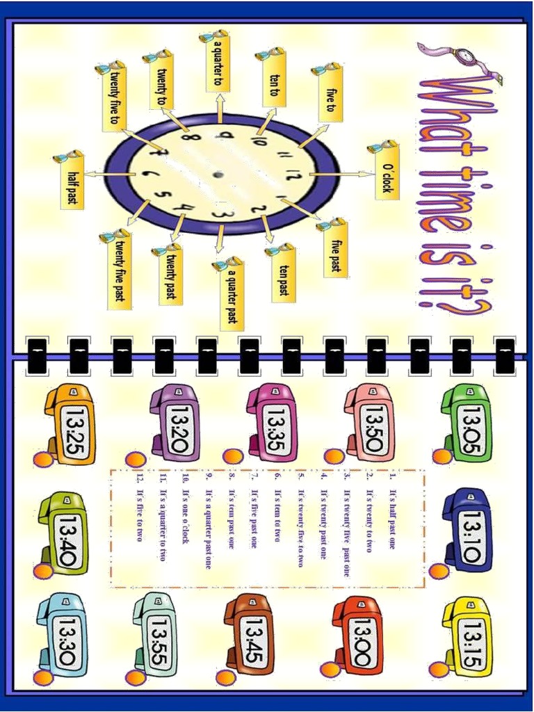 What Time Is It Kids | PDF
