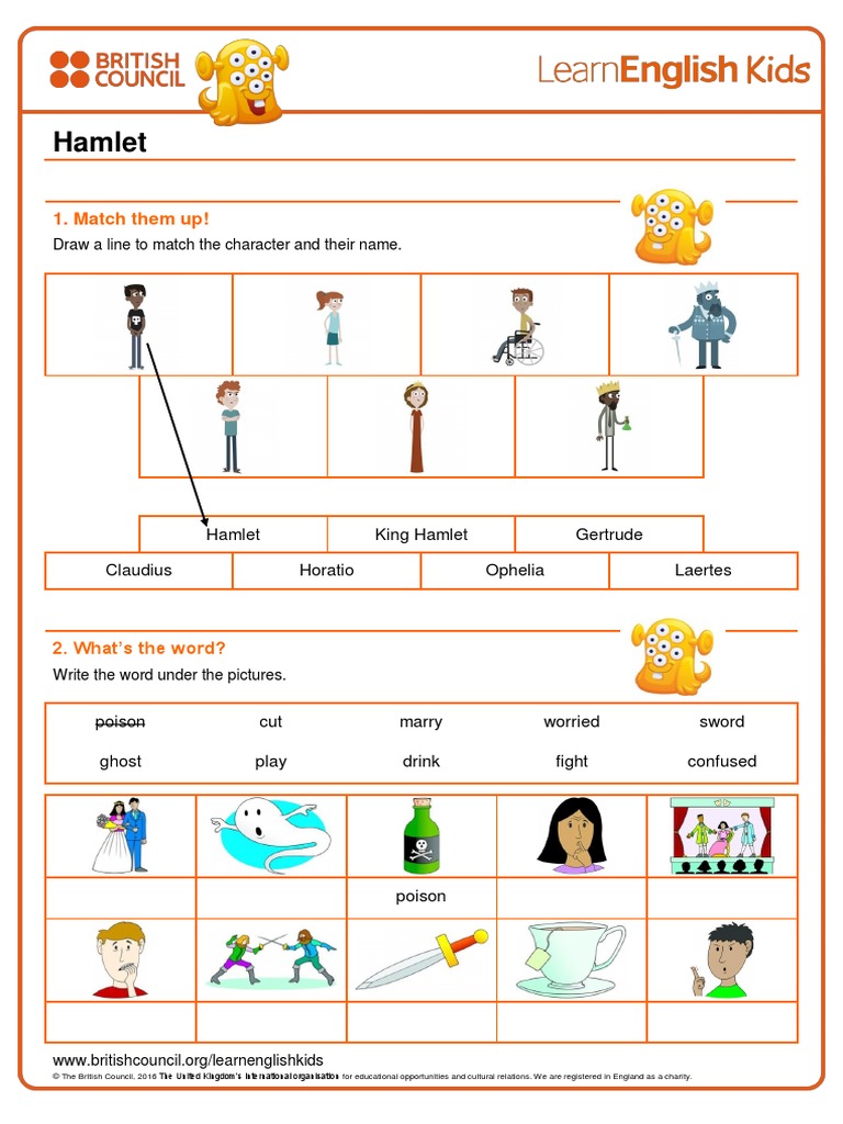 Shakespeare Hamlet Worksheet | PDF | Hamlet | Works Based On Literature