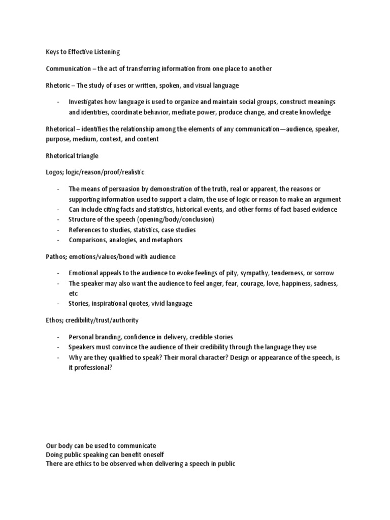 Keys to Effective Communication: A Comprehensive Guide to Listening ...