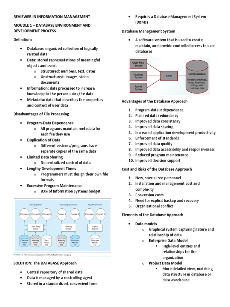 Information Management | PDF | Databases | Relational Database