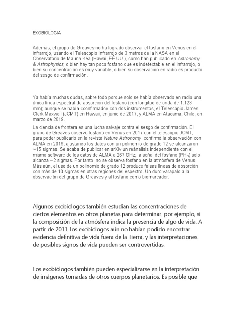 54 Exobiologia | PDF | Astrobiología | Ciencias fisicas