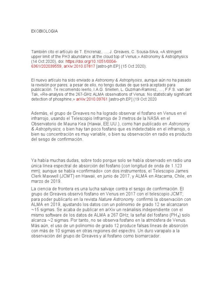 56 Exobiologia | PDF | Astrobiología | Espacio exterior