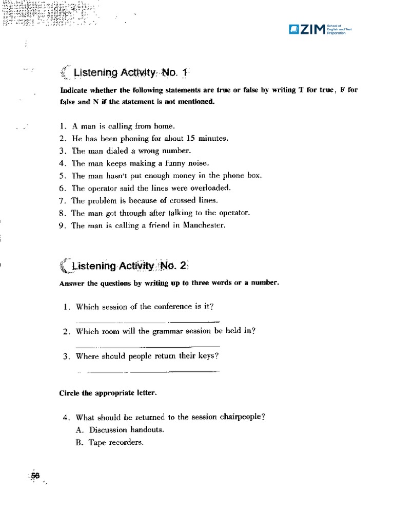 Multiple Choice & Short Answer | PDF