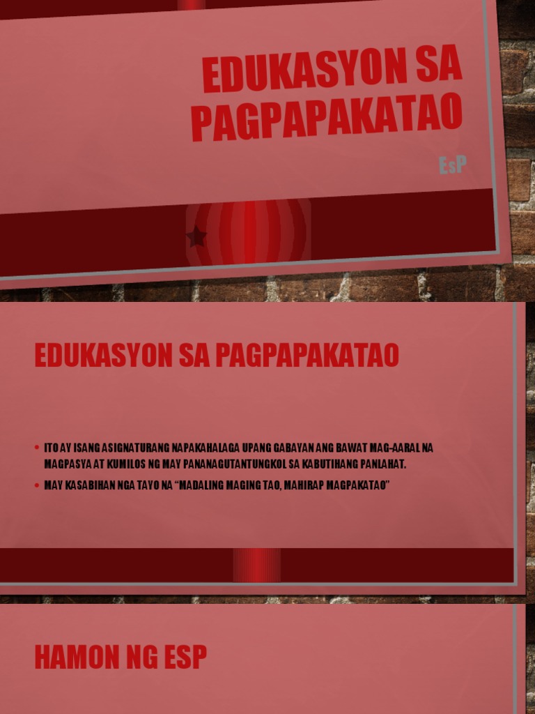 EsP Framework Activity | PDF