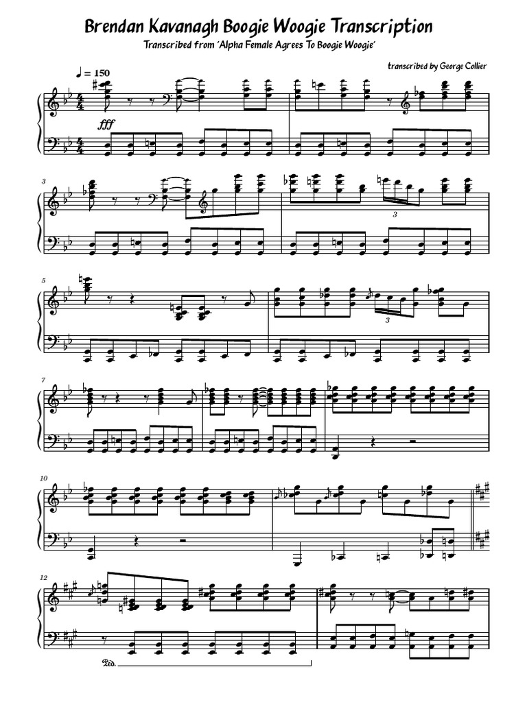 Brendan Kavanagh - Female Boogie | Descargar gratis PDF | American Popular Music | Music Of The ...