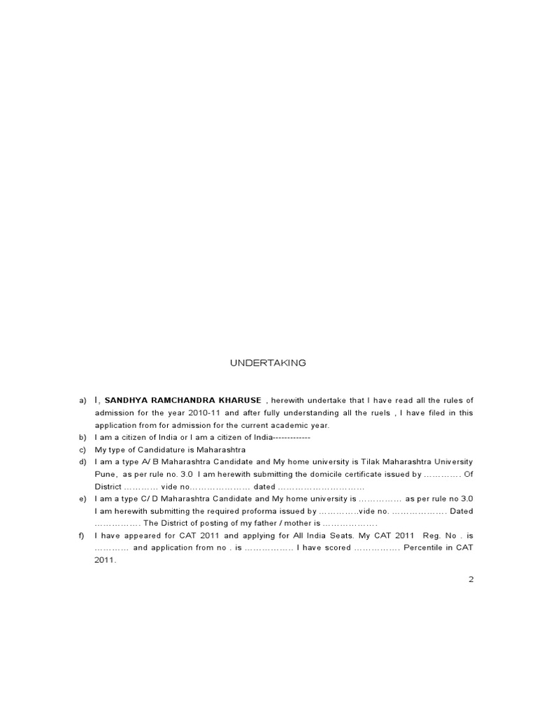 Cat - Undertaking | PDF | Common Law | Government