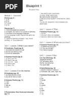 Blueprint 3 Student Book Answer Key | PDF | English Language | Vocabulary