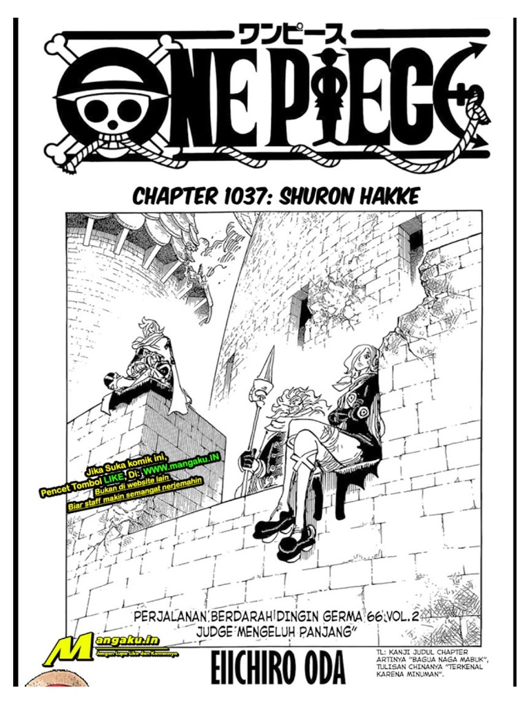 One Piece Chapter 1037 Bahasa Indonesia | PDF