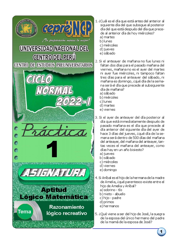 Apt. Log, Mat 01 CN | PDF