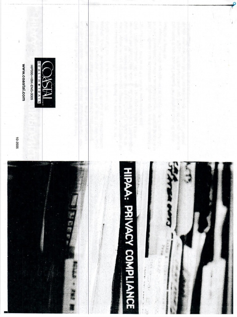 HIPAA Training Handout | PDF