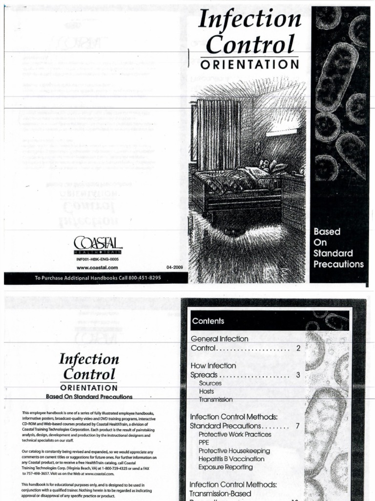 Infection Control Handout | PDF