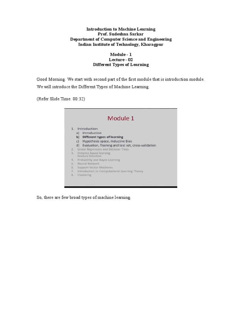 Lec 2 | PDF | Machine Learning | Statistical Classification Lec 2 | PDF | Machine Learning | Statistical Classification