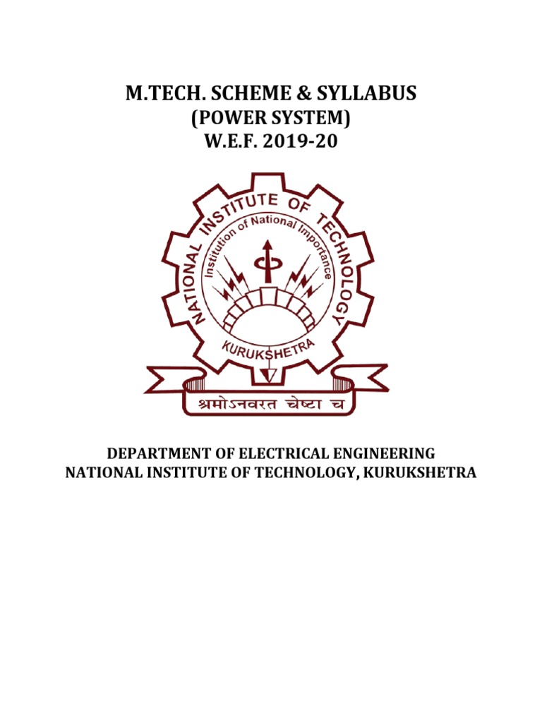 M.Tech PS Scheme & Syllabus (CO-PO) Dec2021 | PDF | Distributed ...