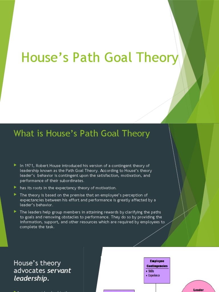House's Path Goal Theory | PDF | Leadership | Leadership
