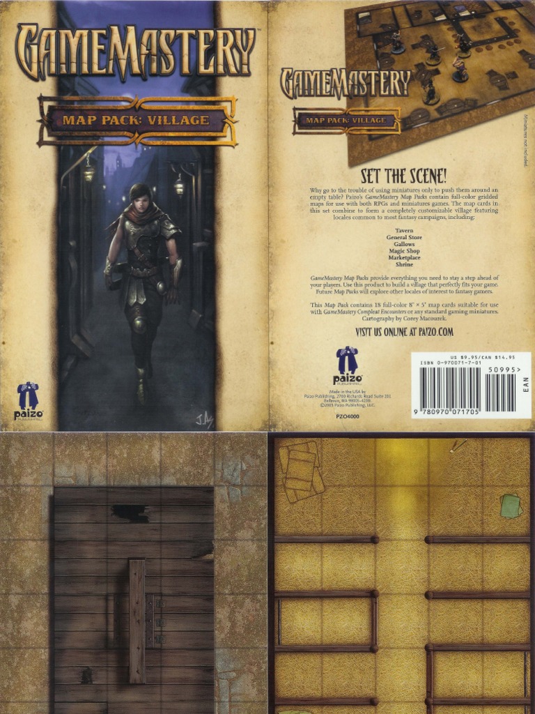 Pzo4000 - Gamemastery - Map Pack - Village | PDF