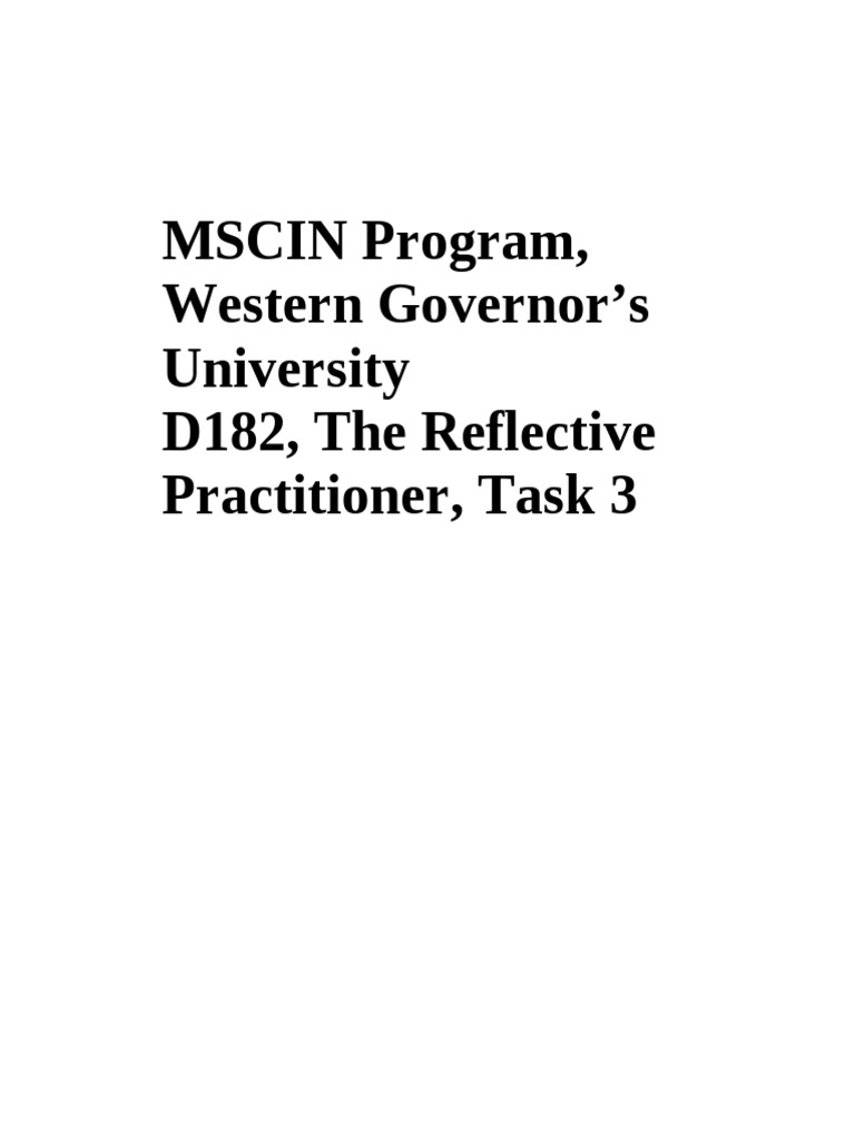 D182 Task 3 Targeting Professional Learning | Download Free PDF | Learning | Mentorship