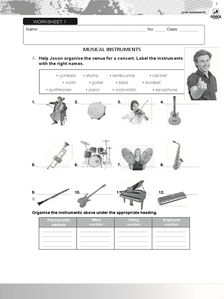 Worksheets | PDF | Musical Instruments | Orchestras
