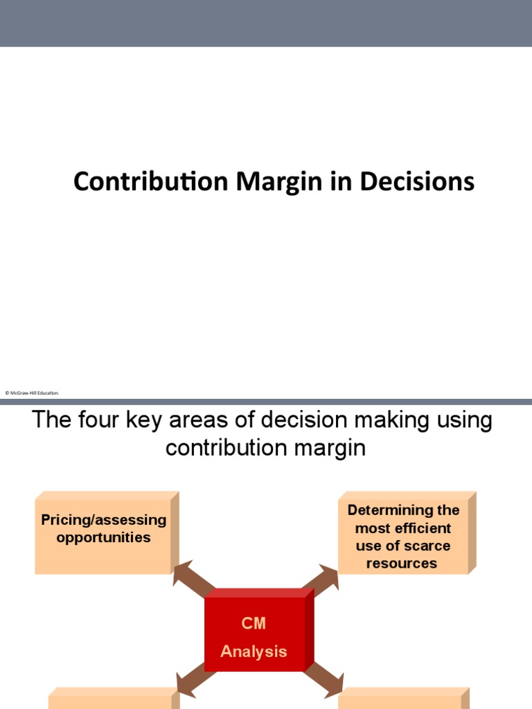 5 Contribution Margin Decisions | PDF | Cost | Expense
