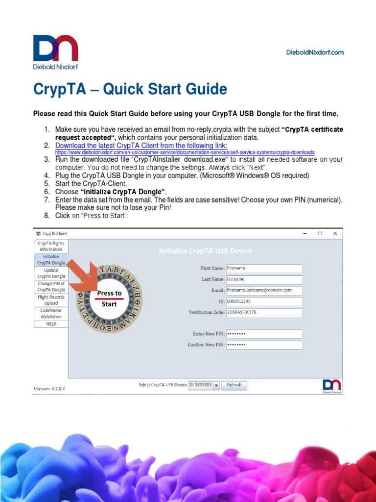 CrypTAClient QuickStartGuide and InstallationManual | PDF | Computer ...