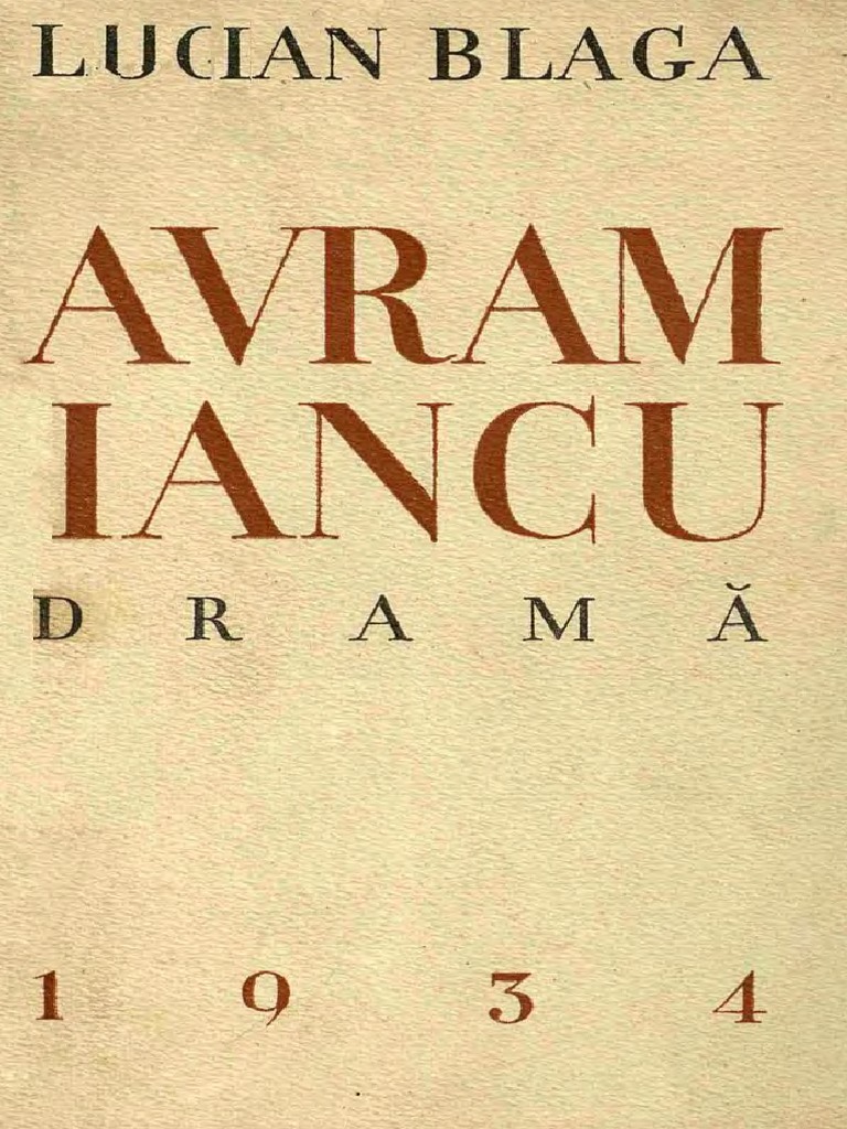 Avram Iancu by Lucian Blaga | PDF