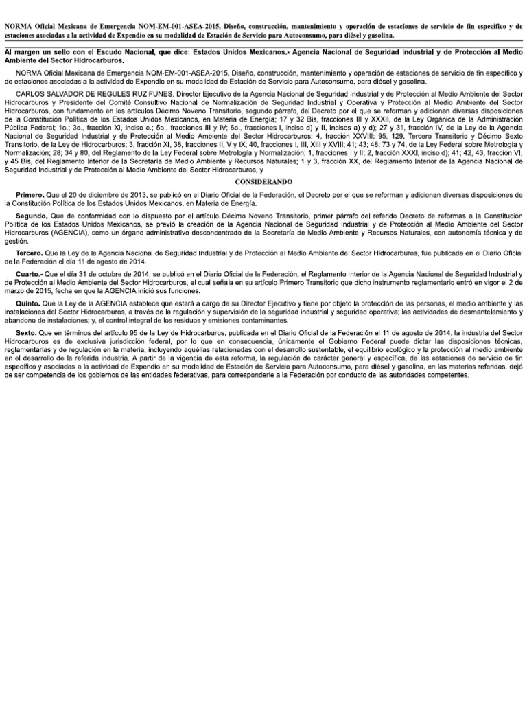 Nom em 001 Asea 2015 | PDF