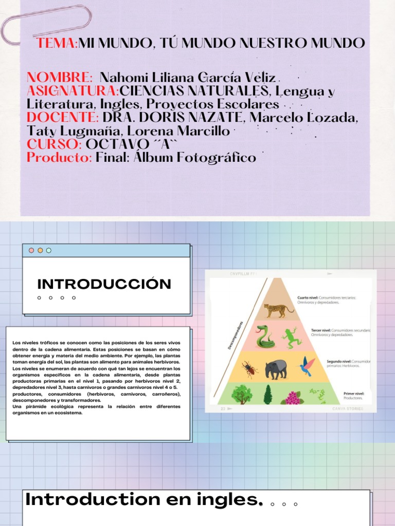 Tema Mi Mundo, Tú Mundo, Nuestro Mundo | Descargar gratis PDF | Biomasa ...