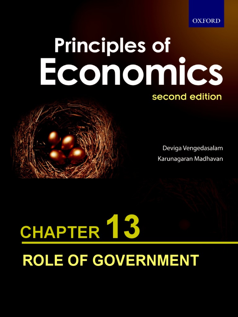 Chapter 13 Role of Government | PDF | Monetary Policy | Taxes