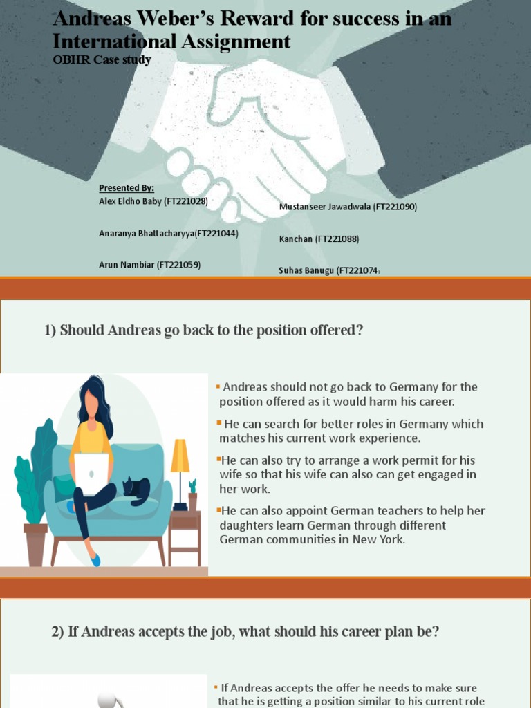 OBHR Case Study: Presented by | PDF | Employment | Job Satisfaction