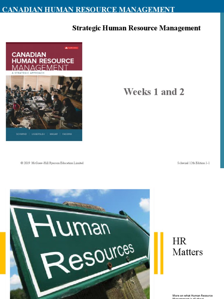 HRM1 - Module 1 - Weeks 1 and 2 | PDF | Human Resource Management ...
