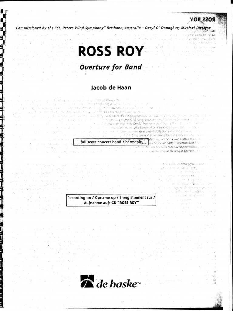Ross Roy - Jacob de Haan | PDF