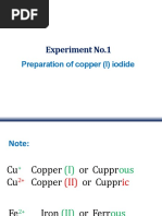 Experiment I1 Preparation of Some Cobaltammine Complexes | PDF ...