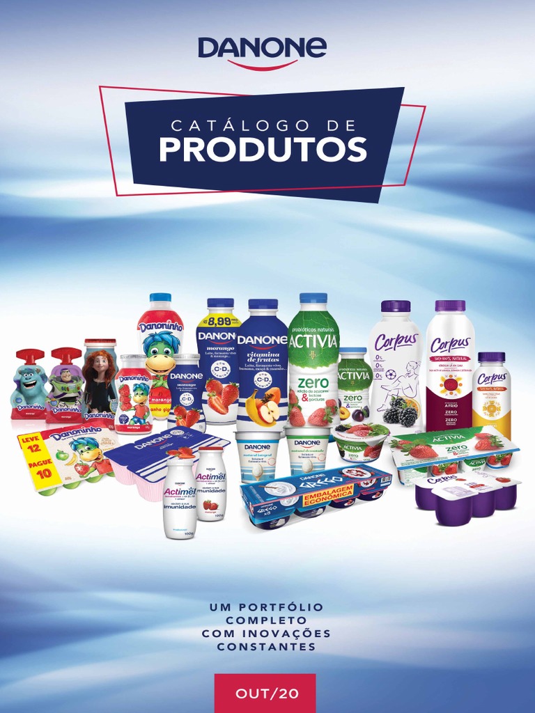 Catálogo de Produtos Danone | PDF | Vitamina (bebida) | Cultivo