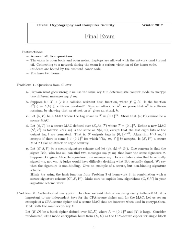 Final 17 | PDF | Cryptography | Encryption