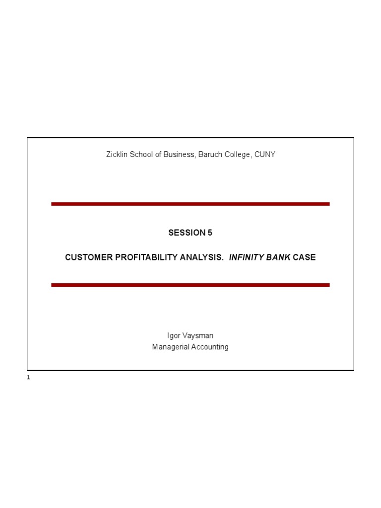 Analyzing Customer Profitability and the Impact of a 'Supermarket ...