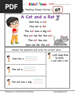 CVC Fluency Sentences Read and Color Short U Words Worksheet ...