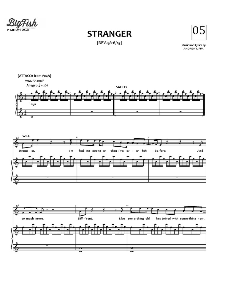 Stranger - Big Fish | PDF