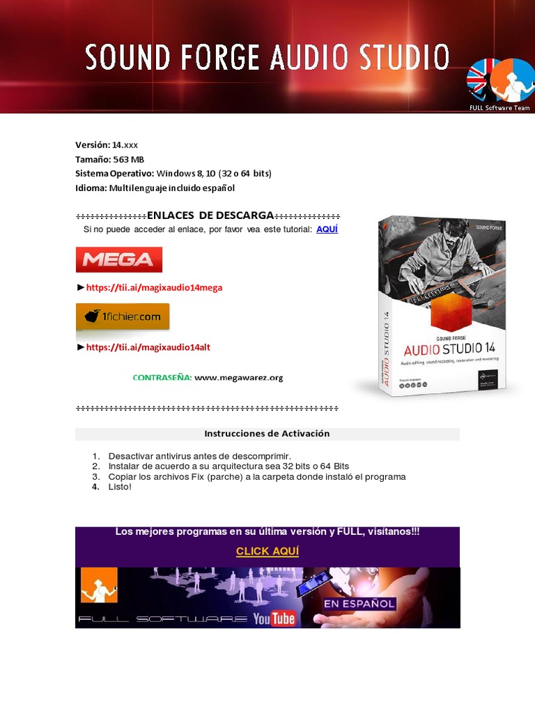 Sound Forge 14 Es | PDF