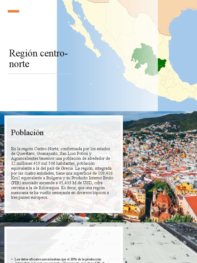 Región Centro Norte | PDF | México | Economias